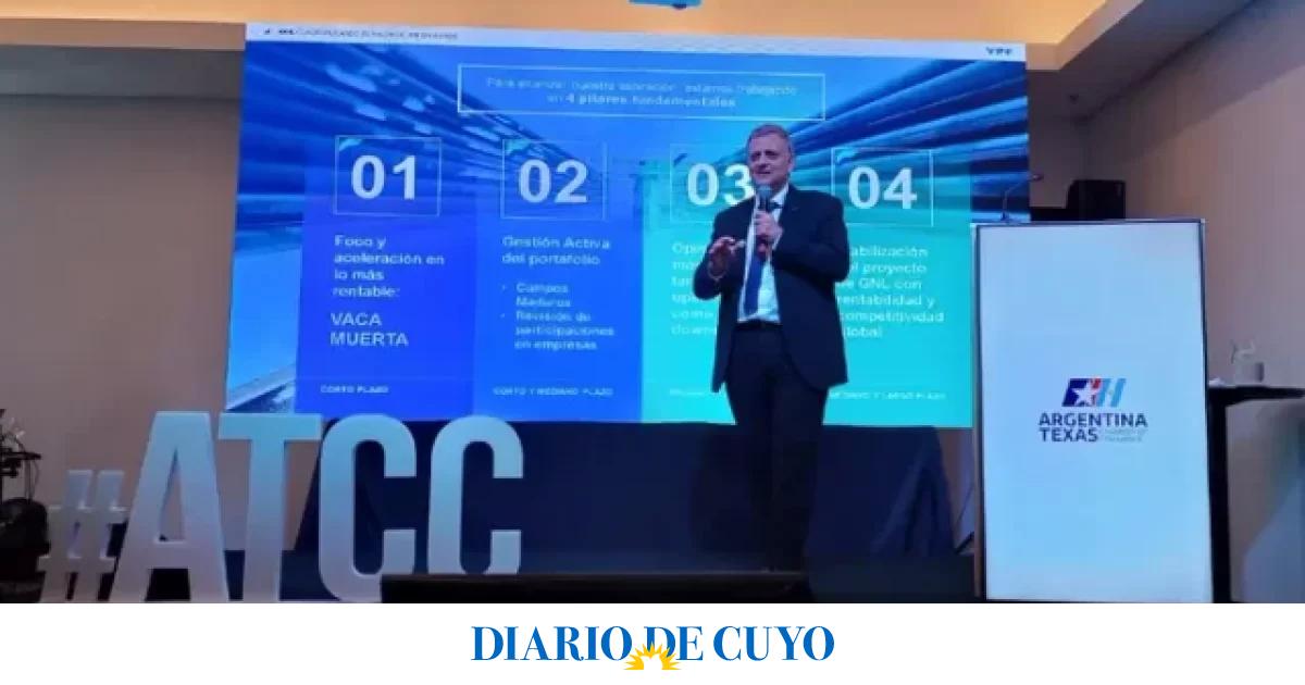 El CEO de YPF prometió “el gasoducto más grande de Argentina” para el ...