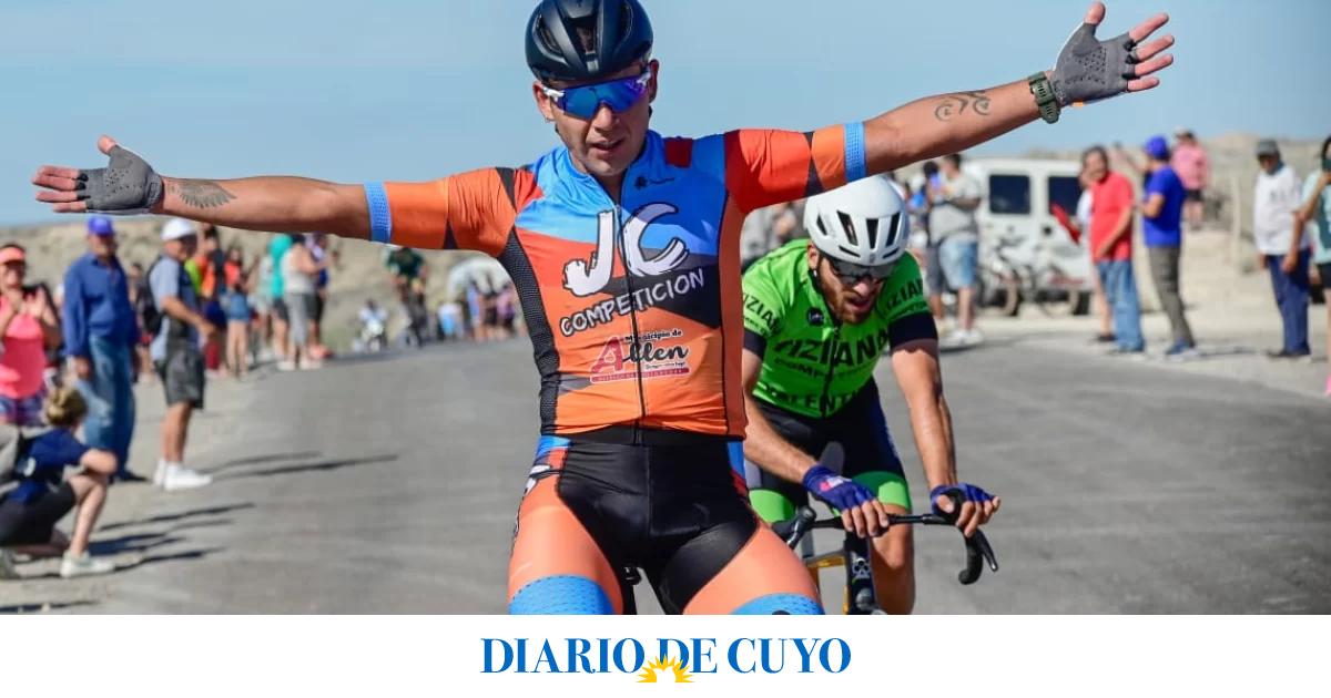 Triunfo sanjuanino en Allen: Leandro Velárdez ganó la etapa y es líder ...