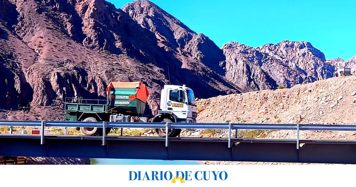 La minera Glencore Pachón habilitó un puente provisorio sobre el río ...