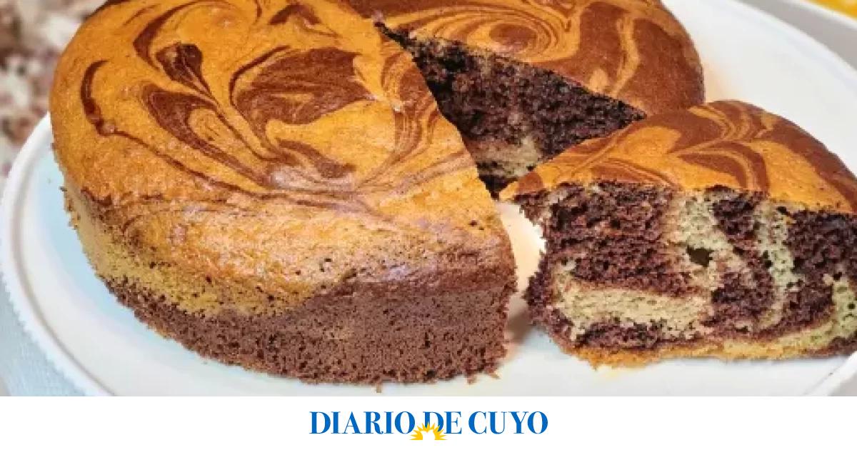 Receta de bizcochuelo marmolado casero: cómo preparar un clásico para las meriendas | Diario de Cuyo
