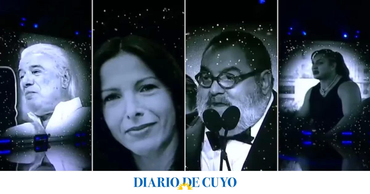 El emotivo homenaje de los Martín Fierro a las figuras de la televisión ...